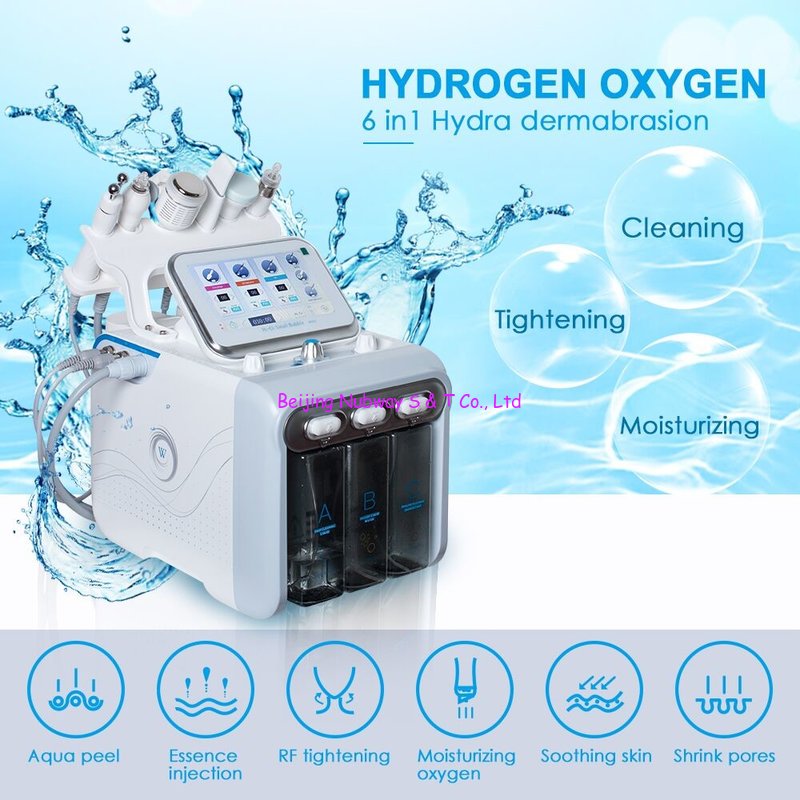 2019 facial deep cleaning machine hydro dermabrasion oxygen jet peel machine with ce