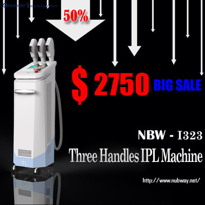 Meticulously-designed IPL beauty Equipment 1800w White version 62*67*120cm