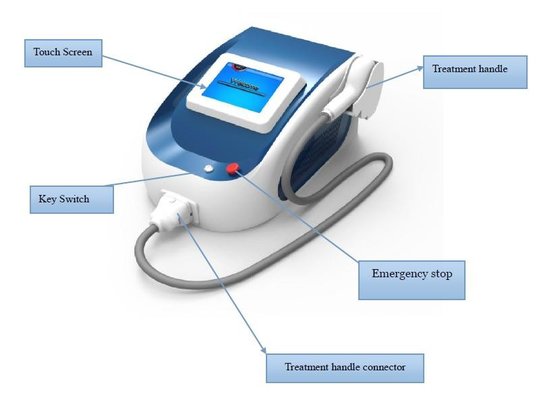 Germany DILAS 70J/cm2 808nm 810nm Diode Laser Hair Removal Machine NBW-L121