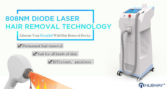 China nubway best popular medical ce approved portable 808 nm diode laser hair removal machine