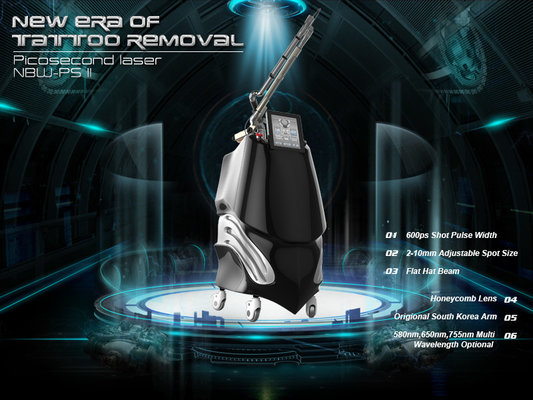 Promotion！laser skin clinic Picosecond Laser Tattoo Removal/Skin Rejuvenation machine NBW-PS II