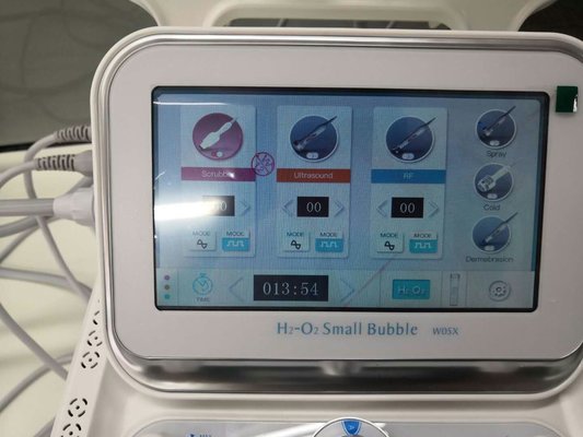 6 in 1 spa H2O2 hydrogen water hydro dermabrasion machine skin cleaning oxygen peeling