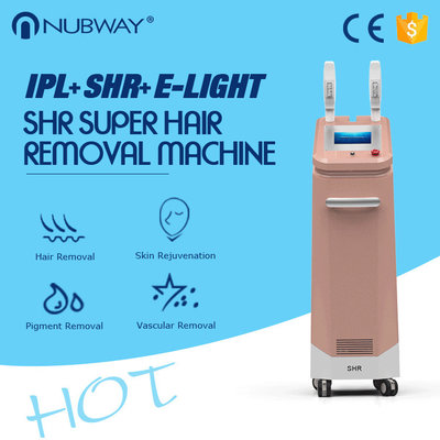 Best Supplier Two Handles IPL SHR Hair Removal/Skin Rejuvenation System NBW-SHR212