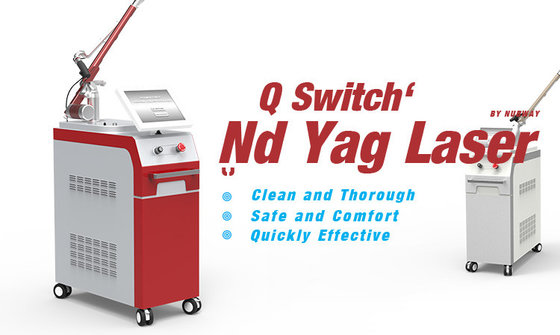 Aesthetic Practice q-switched 1064nm/532nm Nd yag laser tattoo removal equipment