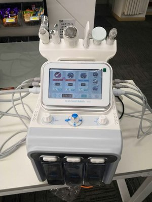 Microdermabrasion Machine 6 in 1 RF + Cold Hammer +BIO+ Scrubber+H2O2 Skin Deep Cleaning+H202 Skin Moisture