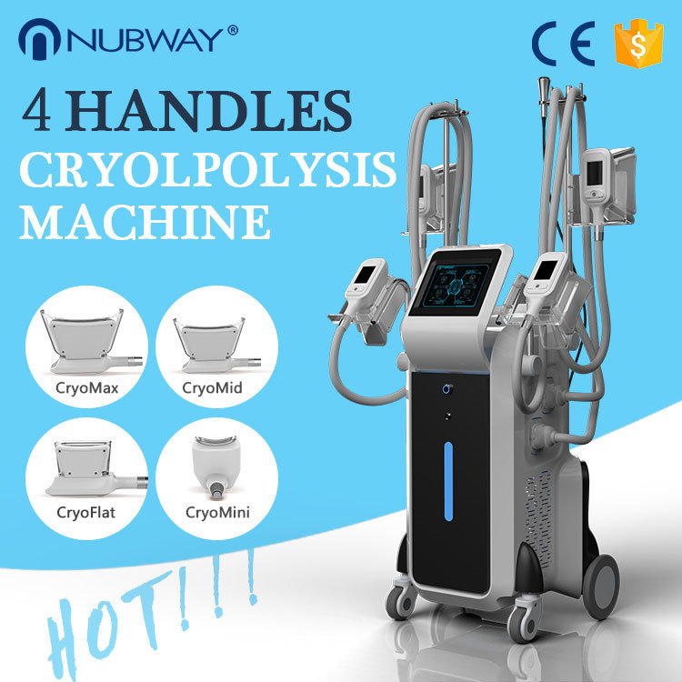 Nubway effective cryolipolysis weight loss cool tech fat freezing body slimming cryotherapy machine for beauty spa