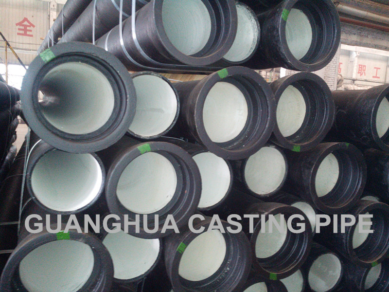 400 gr/m2 Zn-Al coating Ductile Iron Pipes China manufacturer