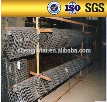 Customized cut bended folded hooped stirrup fabricated&manufactured reinforcing steel bar for building custuction materi