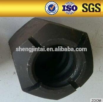 PSB screw thread steel bar and nut left