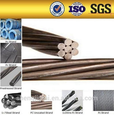 STANDARD ASTM 416 /A416M 7 wire Low relaxation pc steel wire strand