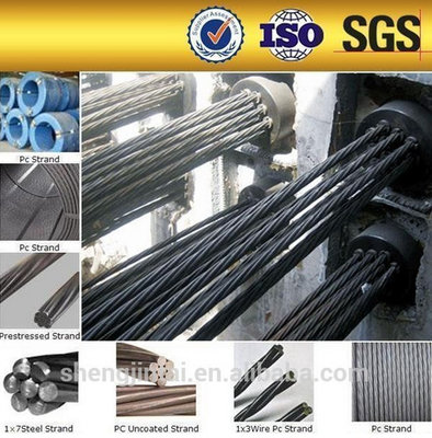 good quality steel strand for tensioning prestressed anchor cable