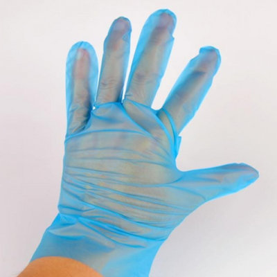 Medical grade Disposable TPE Gloves  2.0g size clear or blue color Smooth or embosse S/M/L/XL