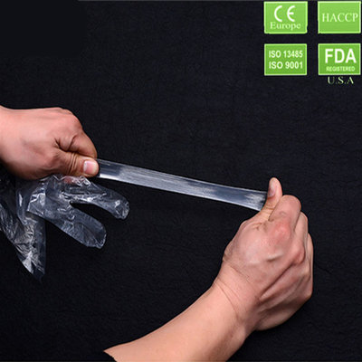 Disposable plastic medical food grade TPE GLOVE CPE FOOD GLOVE