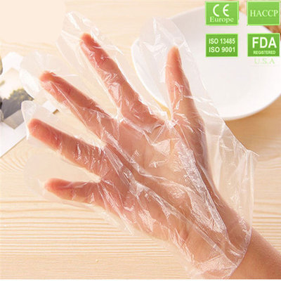 Food grade Disposable  CPE glovecast polyethylene gloves  with ISO/CE/FDA/SGS for restaurants/Food handling use