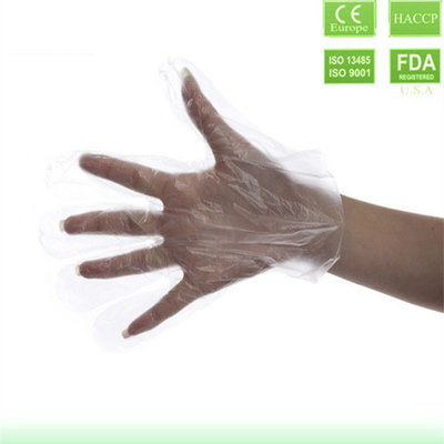 FDA Standard Consumable Plastic Cast Poly HDPE/TPE / CPE PE Gloves