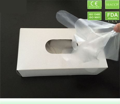 FDA Standard Consumable Plastic Cast Poly HDPE/TPE / CPE PE Gloves