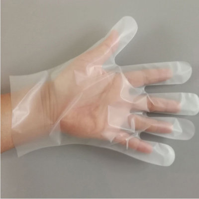 Competive price High Quality 1.6g 2.0g Disposable  CPE glove cast polyethylene gloves