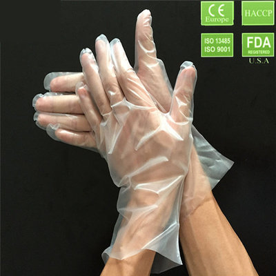 Daily Cleaning use Disposable  CPE  glove cast polyethylene gloves Smooth or embossed ISO/CE/FDA/SGS