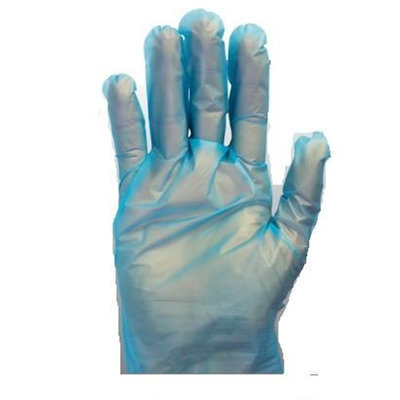 best clear blue color cheap disposable TPE gloves