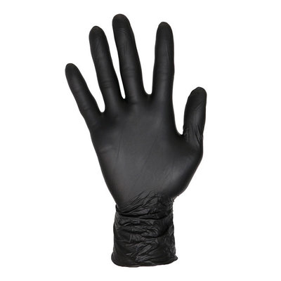 Black nitrile glove texfured finger Disposable Nitrile Gloves3.0g/3.5g/4.0g/4.5g/5.0g