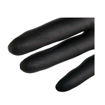 2019 competitive price Black Powder Free  Nitrile Gloves Texfured finger for medical use 3.0g/3.5g/4.0g/4.5g/5.0g
