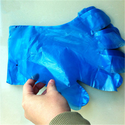 Disposable Polyethylene Gloves PE Glove transparent Color Plastic Hand Glove for Food Grade