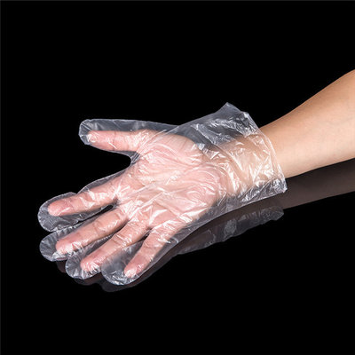 Hot popular High Quality Plastic PE  Gloves Polyethylene Gloves single use Embossed  or smooth Surface