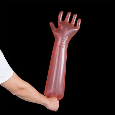 2019 hot selling Disposable Long Sleeve PE Veterinary Gloves HDPE/LDPE/PE Gloves