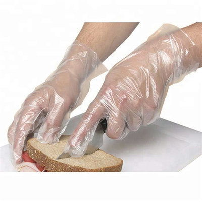Embossed home clear/blue/green/pink Disposable PE Cleaning Work Gloves Small, Medium,Large,X Large