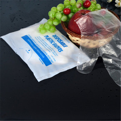 Smooth Surface food process clear/blue/green/pink Disposable PE Work Gloves Poly glove Small, Medium,Large,X Large
