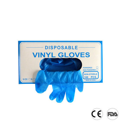 Food Service Grade  Powder -free Powdered Disposable  PVC gloves 4.0g,4.5g,5.0g Red,white,blue,green,yellow,clear