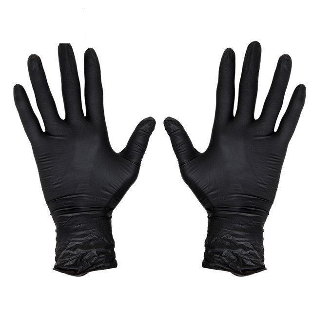 Blue/vioelt/white/black Texfured finger Disposable Nitrile Gloves 3.0g 3.5g 4.0g  4.5g 5.0g guantes de nitrilo