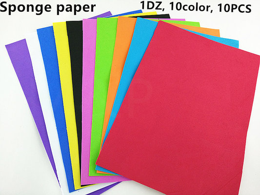 Orange red flower petal 1 mm A4 foam sponge paper creative DIY photo frame Manual paper-cut rose color paper