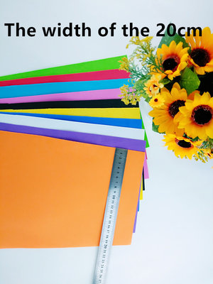 Orange red flower petal 1 mm A4 foam sponge paper creative DIY photo frame Manual paper-cut rose color paper