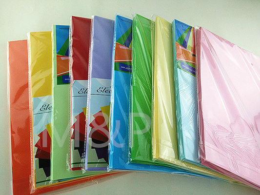 Conventional 100gsm Multi Colored Printing Paper Environmental Protection