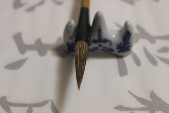 Children Writing Practice Calligraphy Paint Brushes , Light Yellow Calligraphy Water Brush