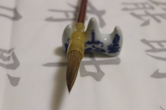 High End Chinese Watercolour Calligraphy Brush , Antique Chinese Sumi Brushes
