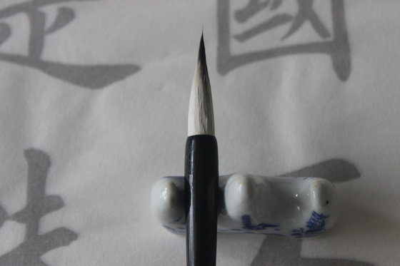 Black Colo Classical Chinese Calligraphy Brush For Student 25 X 0.6cm