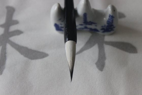 Black Colo Classical Chinese Calligraphy Brush For Student 25 X 0.6cm