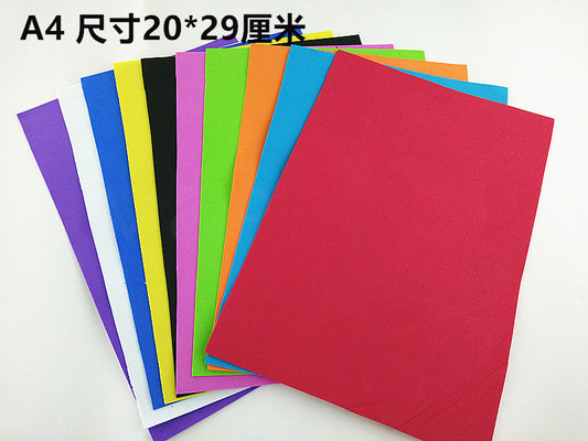 Red blue 1 mm A4 cmx29 20 cm origami roses 24 color length29cm 20 cm width sponge Eva plastic DIY manual paper