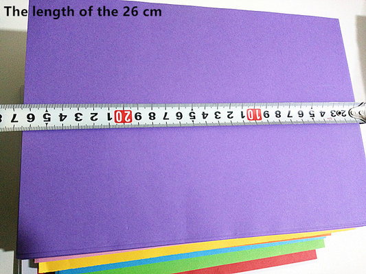Cream / Peach / Ivory B5 Printer Paper , Lightweight Multi Colored Art Paper 18 * 26 Cm