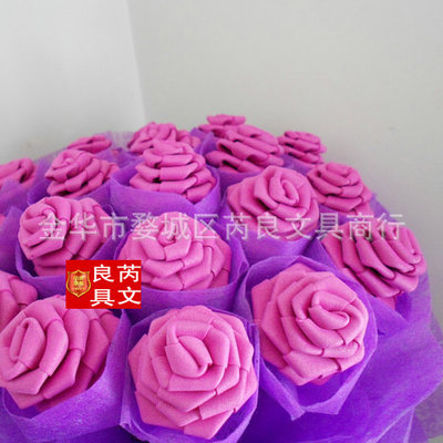 Personalized Waterproof Foam Sheets , Paper Flowers Diy Upholstery Eva Foam Flowers