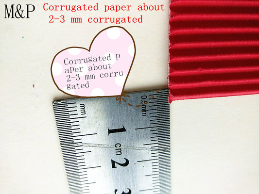 Lightweight Corrugated Paper Sheets Craft Paper Roll 50cm* 50cm Uncoated Type