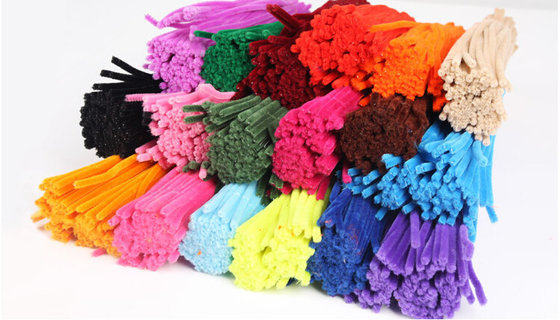 DIY Tools Kids Craft Accessories Article Maomao Shilly Plush Sticks 6mm Kids Craft Materials