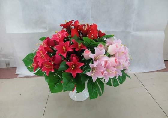 PE / PP Material Artificial Orchid Stems , Faked / Faux Orchid Stems For Home
