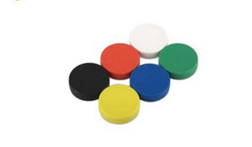 Cute Office Ship Power Magnets , Smooth Plastic Coated Neodymium Magnets