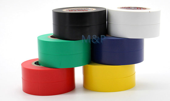 Heat Resistant  Pvc Electrical Tape , Adhesive 6 Multi Colored Masking Tape