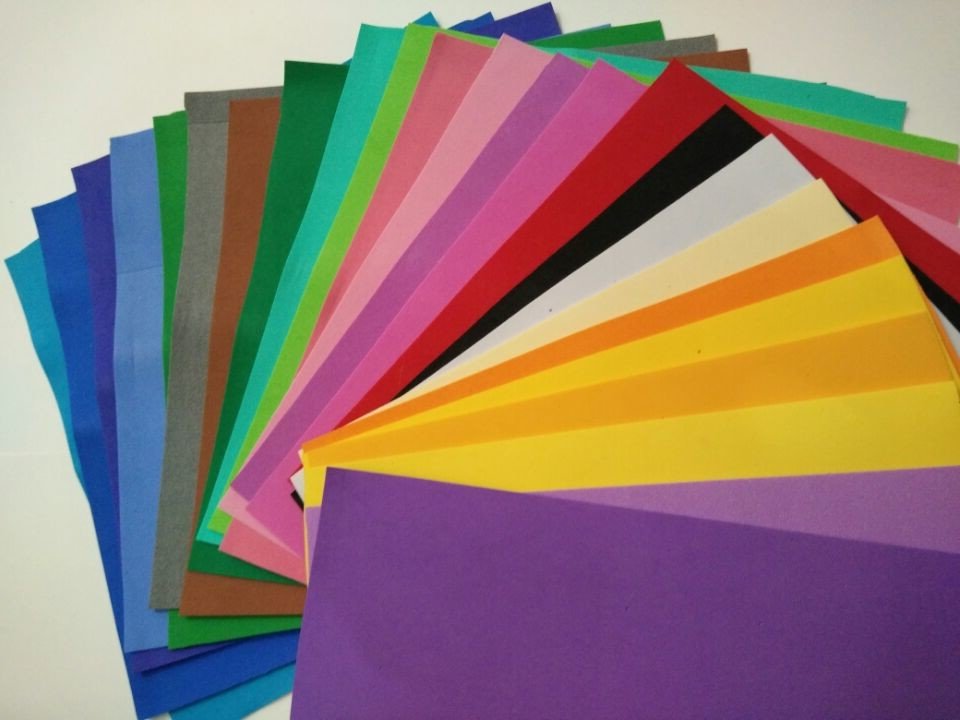 Self adhesive high density foam sheets Sponge paper craft for decoration
