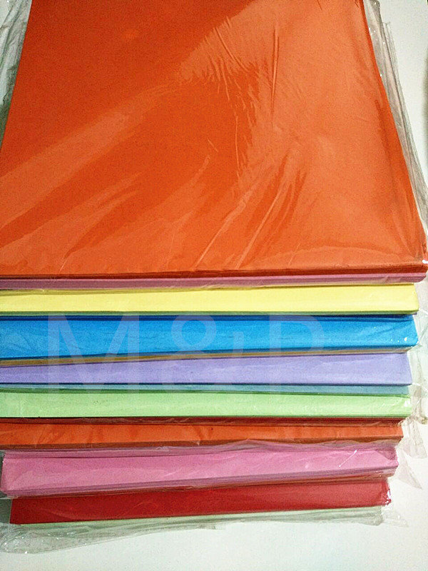 Pastel Navy Blue / Green Multi Colored Printing Paper Creative DIY Manual Cut Avaliable