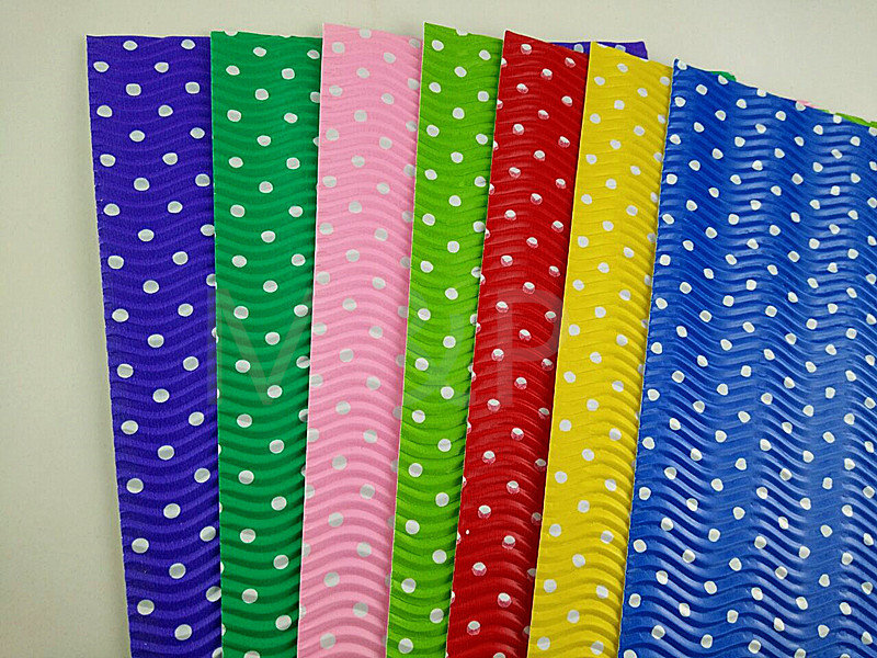 DIY Manual Type Corrugated Paper Sheets For Wrapping S Shaped 26 Cm * 19 Cm